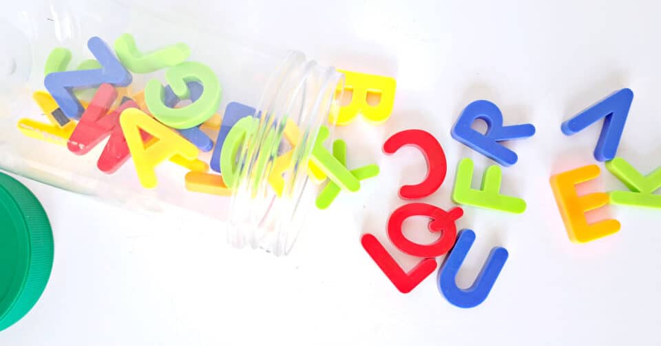 Toddler Fun With Magnetic Letters - My Bored Toddler