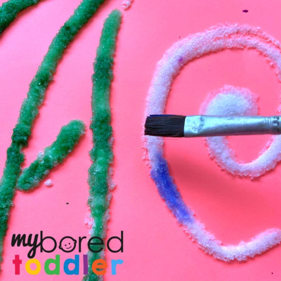 Salt Painting - My Bored Toddler