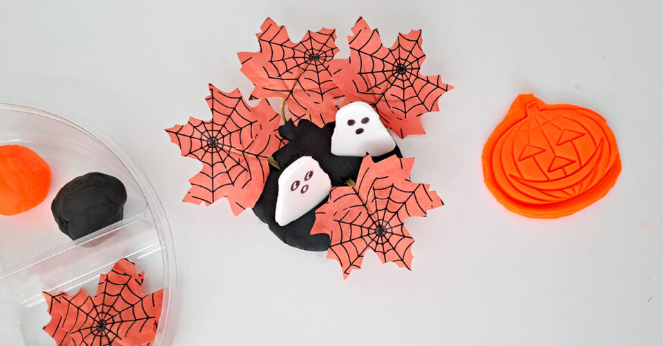 Halloween Playdough Activity for Toddlers - My Bored Toddler