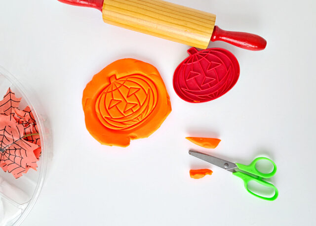 Halloween Playdough Activity for Toddlers - My Bored Toddler