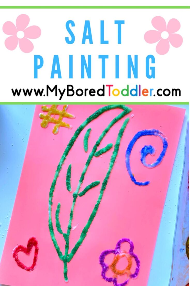 Salt Painting - My Bored Toddler