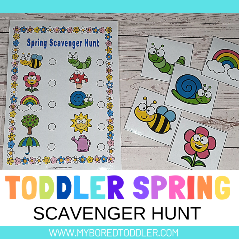 FREE PRINTABLE Spring Flower Playdough Mats - My Bored Toddler