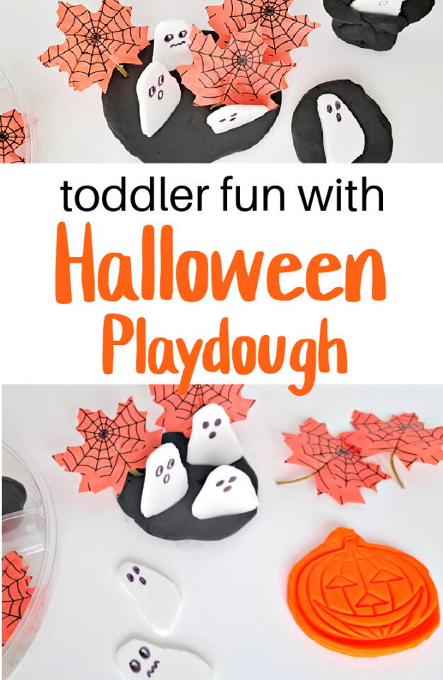 Halloween Playdough Activity for Toddlers - My Bored Toddler