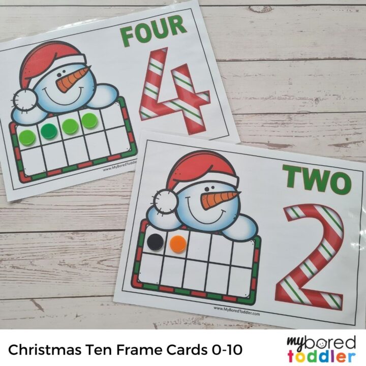 FREE PRINTABLE Christmas Do-A-Dot Sheets - My Bored Toddler