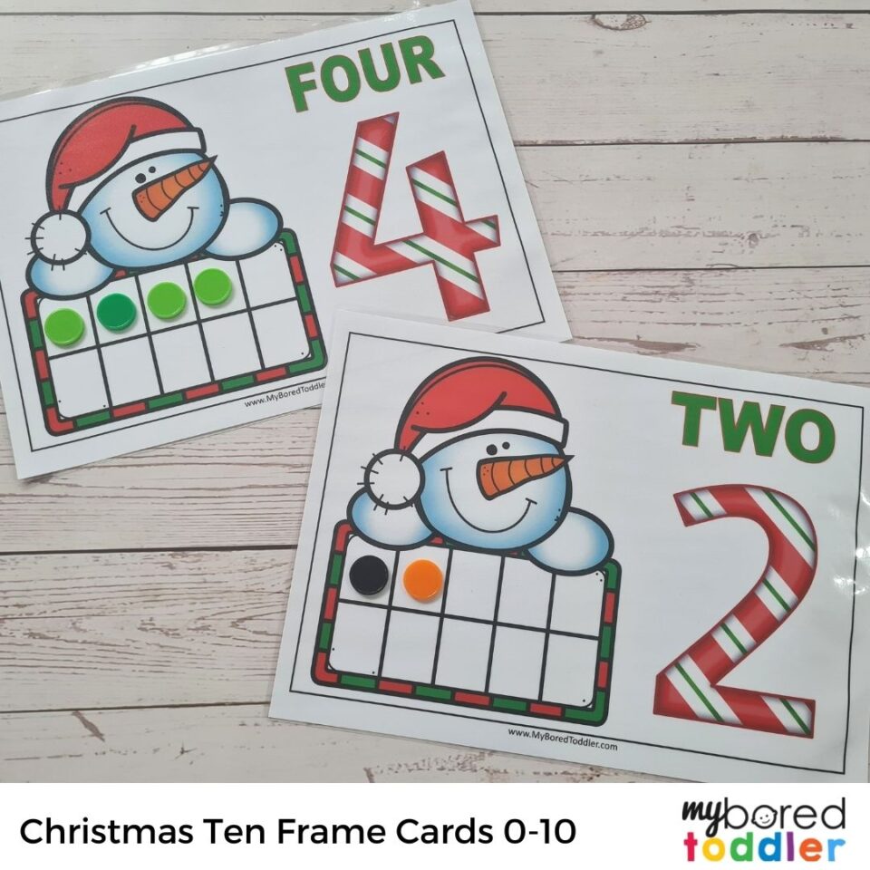 FREE PRINTABLE Christmas Do-A-Dot Sheets - My Bored Toddler