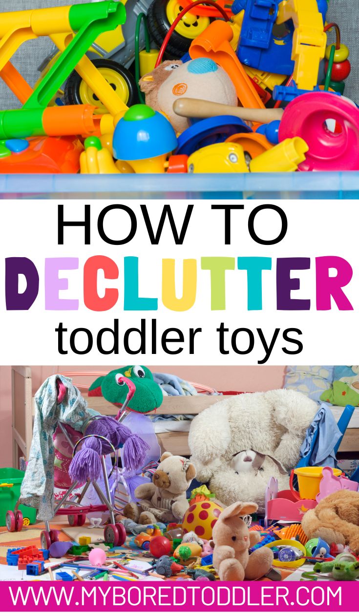 how-to-declutter-toddler-toys-pinterest - My Bored Toddler