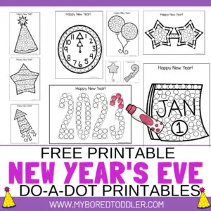 FREE PRINTABLE NEW YEAR'S EVE DO-A-DOT PRINTABLES FOR TODDLERS ...