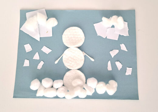 Snowy Day Art Activity for Toddlers - My Bored Toddler