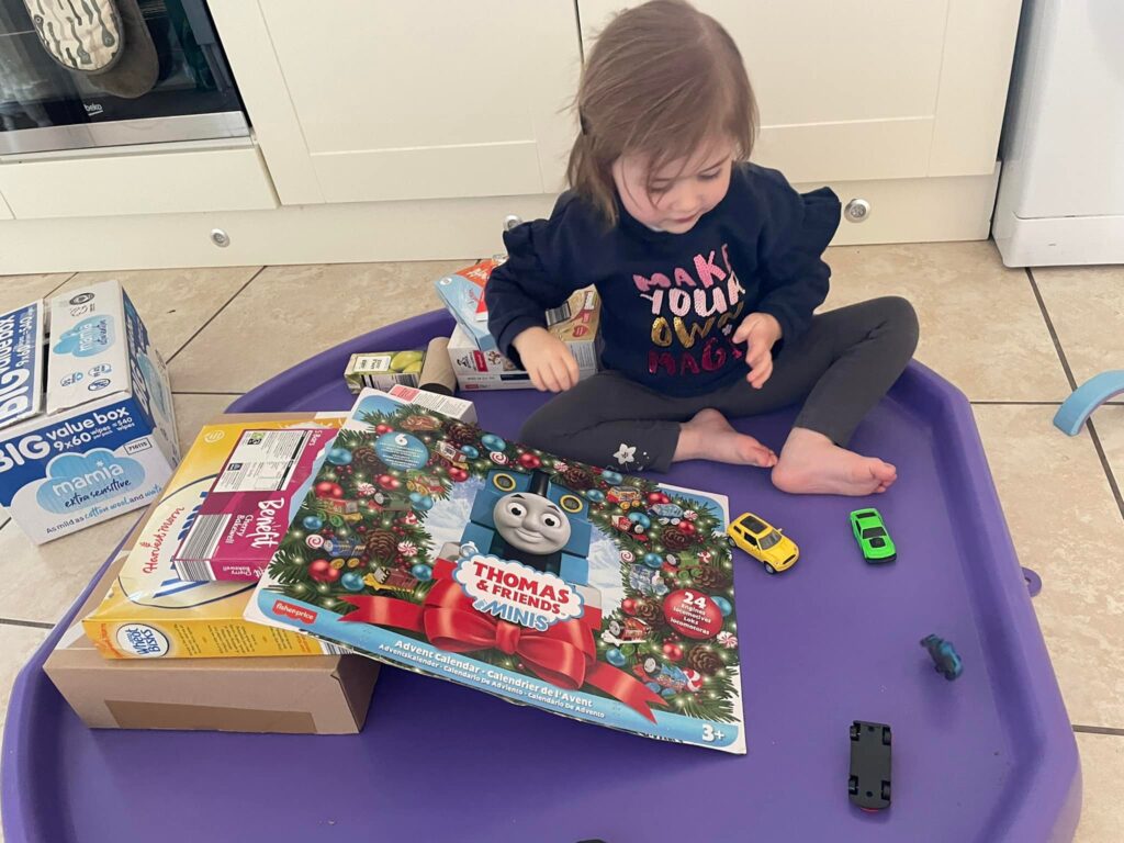 Boxes making towers - Nicole 1 - My Bored Toddler