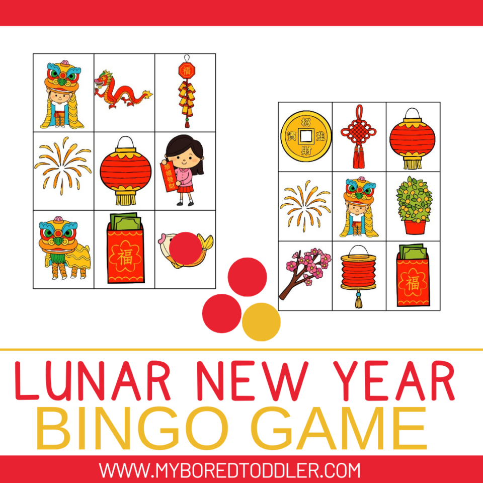 FREE Printable Lunar New Year Playdough Mats for Toddlers ...