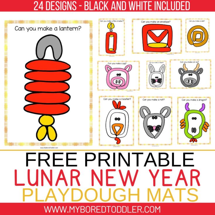 Chinese New Year / Lunar New Year Toddler Activities - My Bored Toddler
