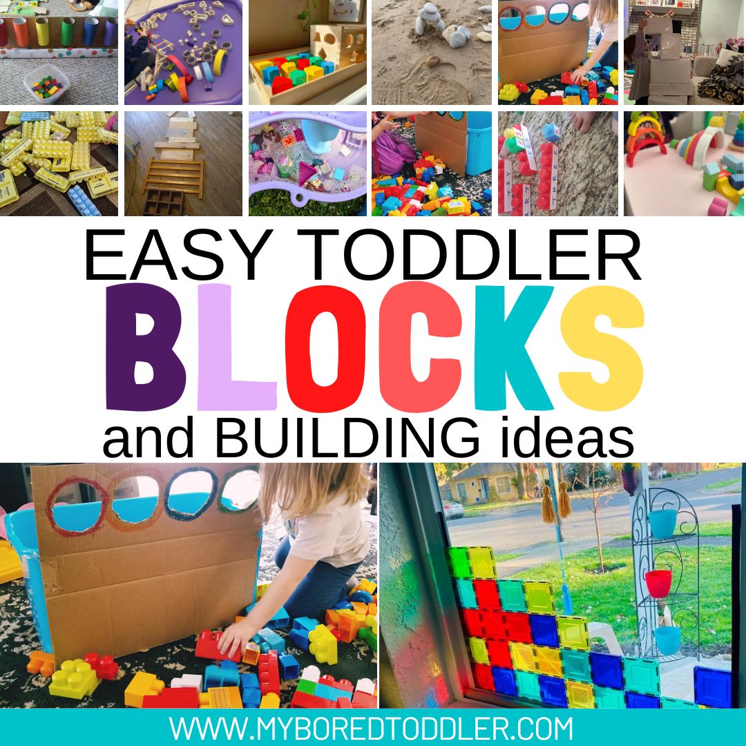 Easy Toddler Blocks And Building Activity Ideas For Toddlers To Do At Easy Toddler Blocks And Building Activity Ideas For Toddlers To Do At