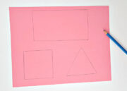 Toddler Shape Activity with Cotton Swabs - My Bored Toddler