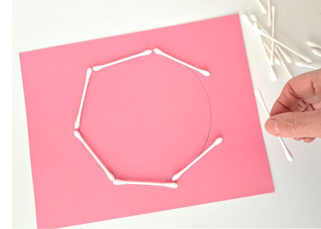 Toddler Shape Activity with Cotton Swabs - My Bored Toddler