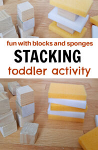 Block Stacking Activity for Toddlers - My Bored Toddler