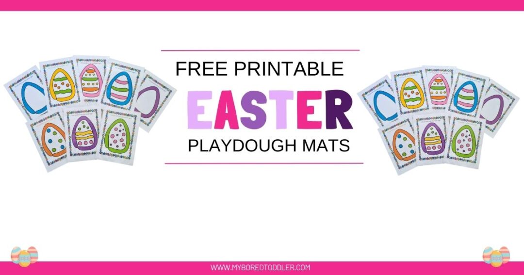 FREE PRINTABLE EASTER PLAYDOUGH MATS FACBOOK - My Bored Toddler