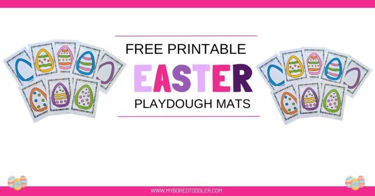 FREE PRINTABLE EASTER PLAYDOUGH MATS FACBOOK - My Bored Toddler