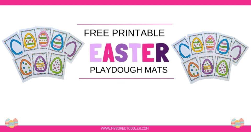 FREE PRINTABLE EASTER PLAYDOUGH MATS FACBOOK - My Bored Toddler