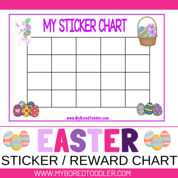 FREE Printable Easter Egg Playdough Mats for Toddlers - My Bored Toddler