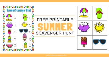 free printable summer scavenger hunt for toddlers and preschoolers fb ...