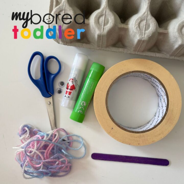 Egg Carton Jellyfish - My Bored Toddler Perfect for Ocean Theme!