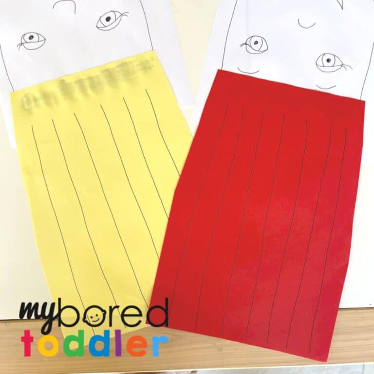 Scissor Skills Hair Cuts - My Bored Toddler