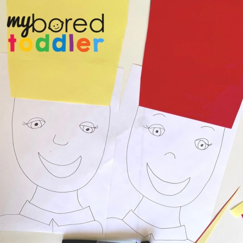 Scissor Skills Hair Cuts - My Bored Toddler