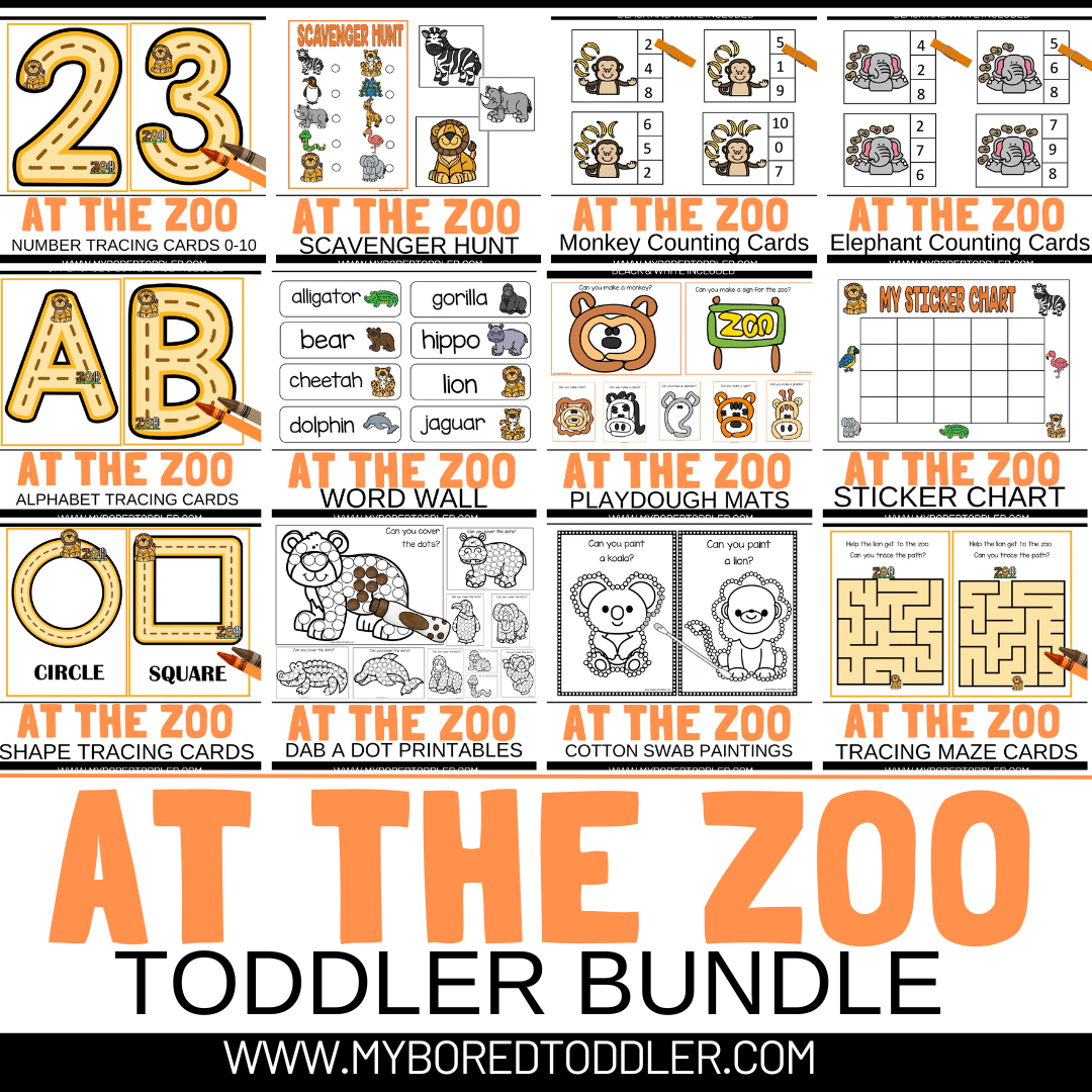 Your Zoo Printable is On It's Way! - My Bored Toddler