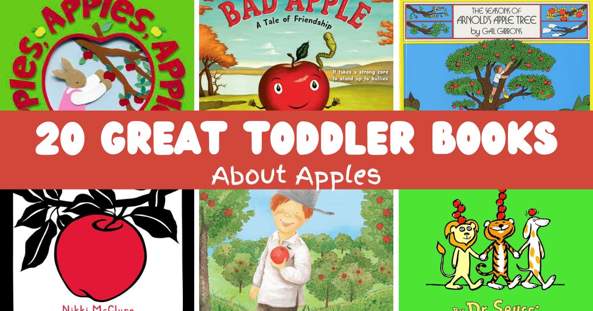 20 Great Toddler Books about Apples - My Bored Toddler
