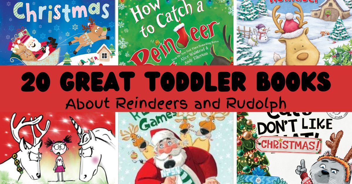 20 Toddler Books about Reindeers and Rudolph - My Bored Toddler