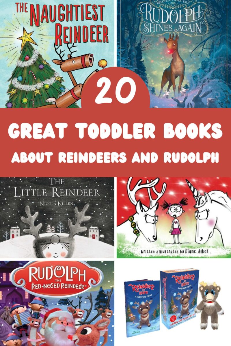 20 Toddler Books about Reindeers and Rudolph - My Bored Toddler