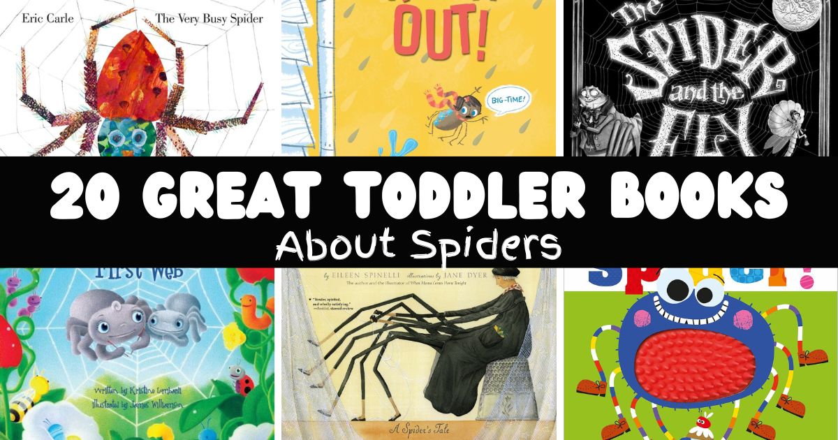 20 Toddler Books About Spiders - My Bored Toddler