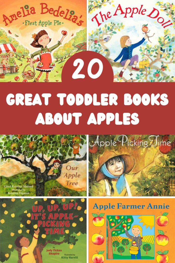 20 Great Toddler Books about Apples - My Bored Toddler