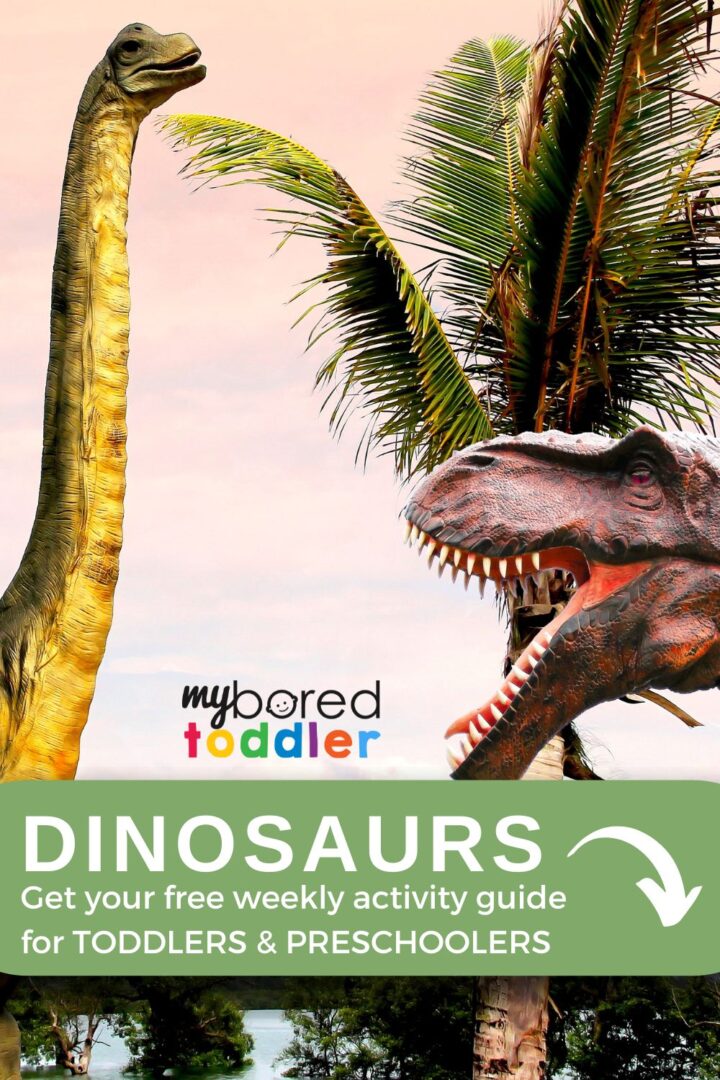 Dinosaurs free weekly activity guide themed plan for toddlers ...
