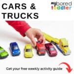 Cars & Trucks | Weekly Toddler Activity Plan - My Bored Toddler