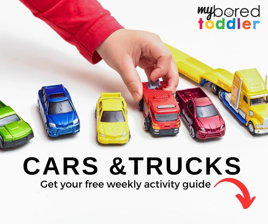 Cars & Trucks | Weekly Toddler Activity Plan - My Bored Toddler