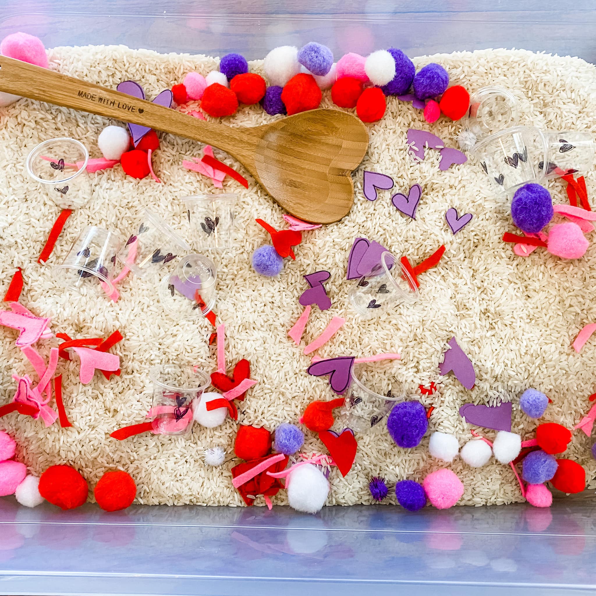 Valentine's sensory bin - shared by Mandy (1) - My Bored Toddler