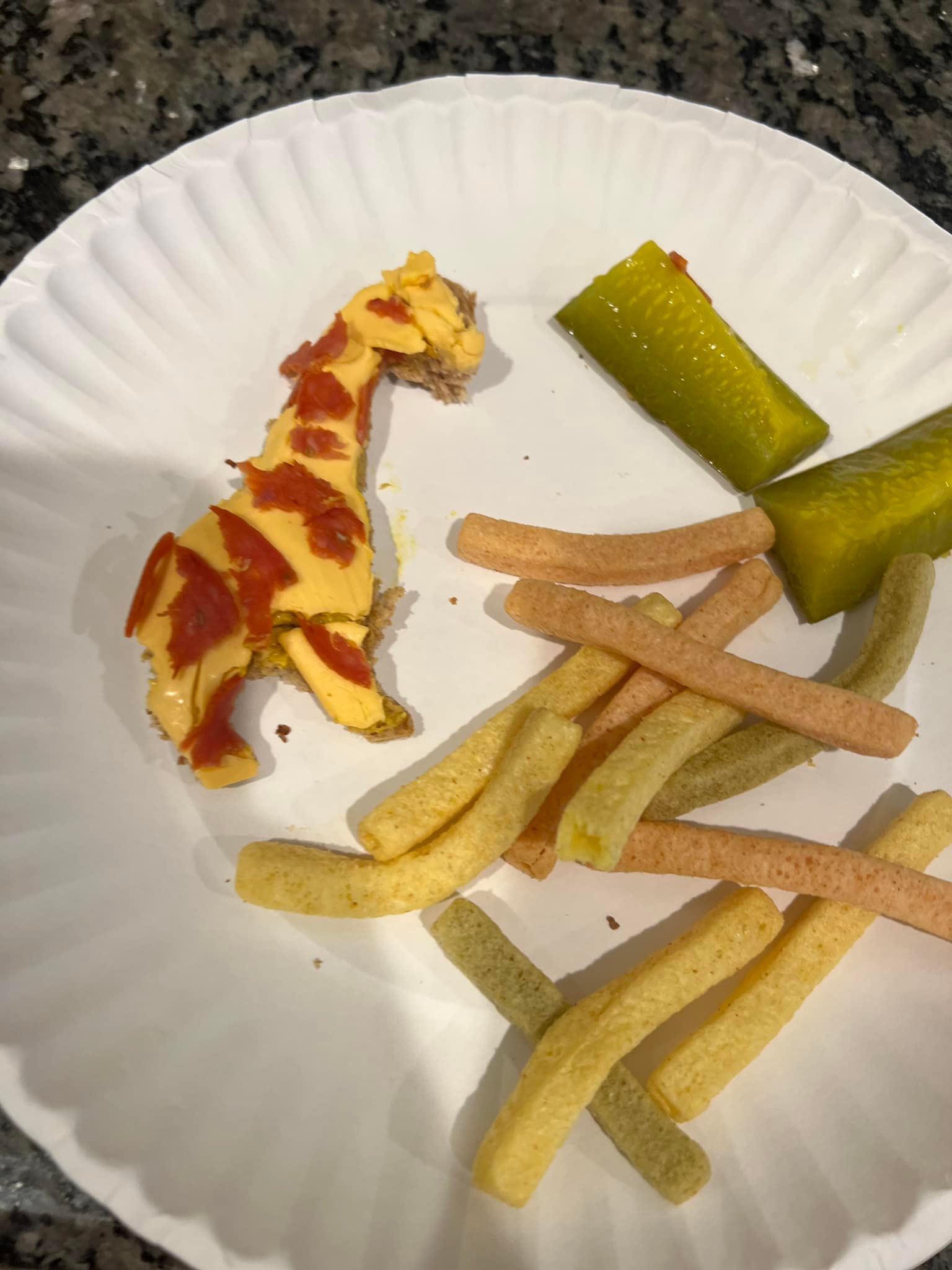 Cheese sandwich giraffe - Tina - My Bored Toddler