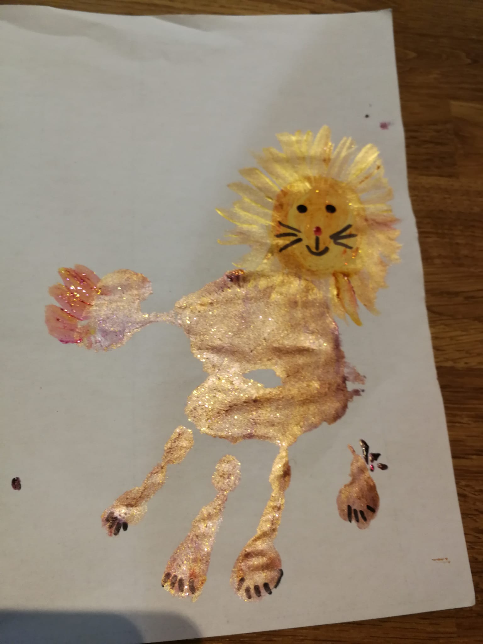 Lion art - Fiona - My Bored Toddler