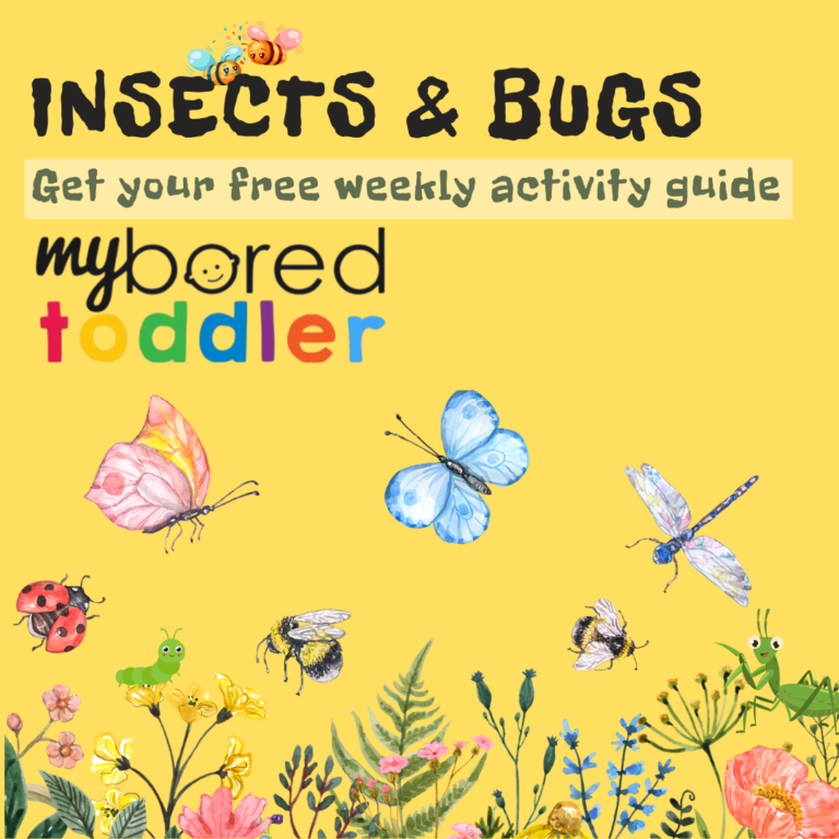 INSECTS & BUGS | Toddler Weekly Activity Plan - My Bored Toddler