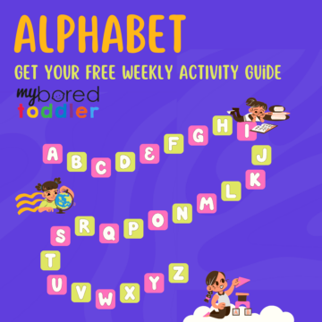 ALPHABET | Toddler Weekly Activity Plan - My Bored Toddler