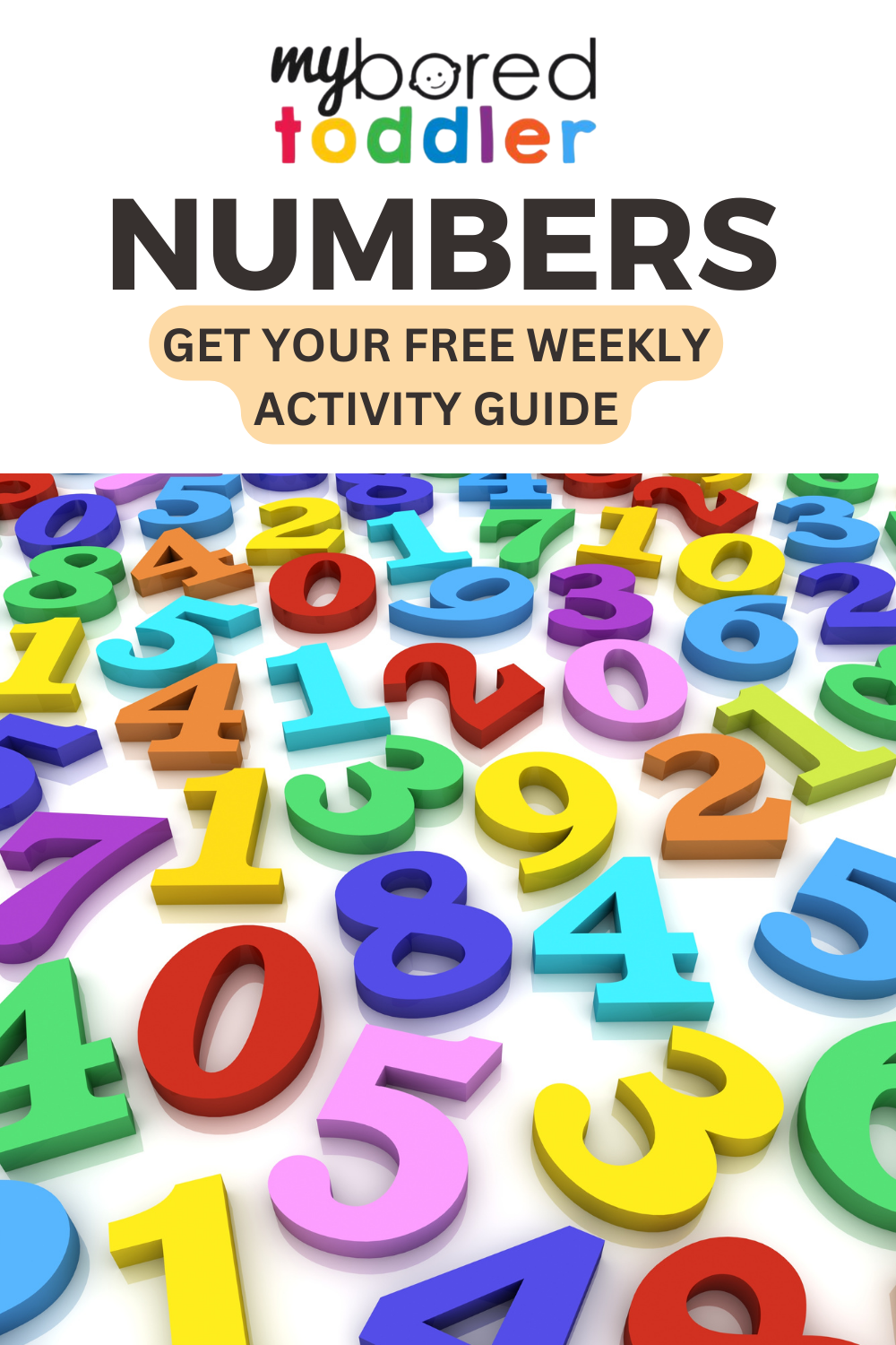 Numbers - toddler weekly activity plan - My Bored Toddler