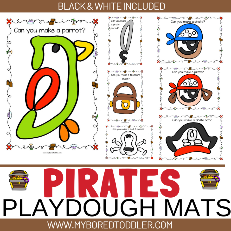 PIRATES | Toddler Weekly Activity Plan - My Bored Toddler