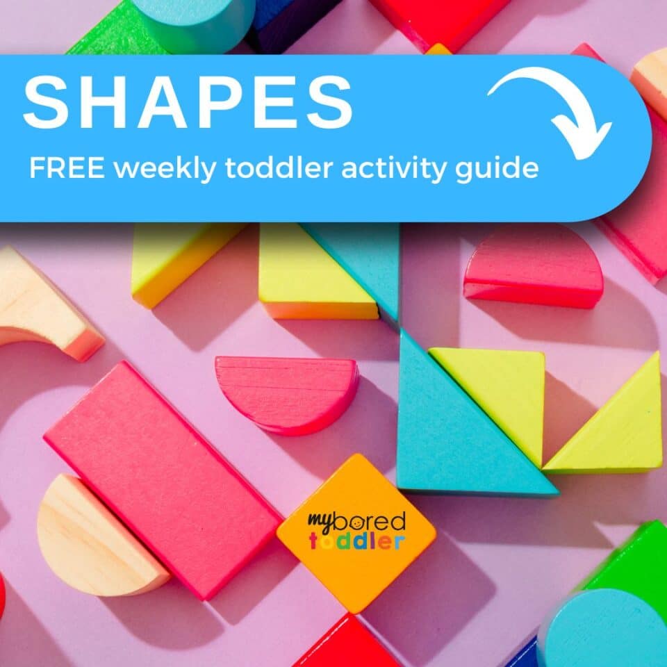SHAPES | Toddler Weekly Activity Plan - My Bored Toddler
