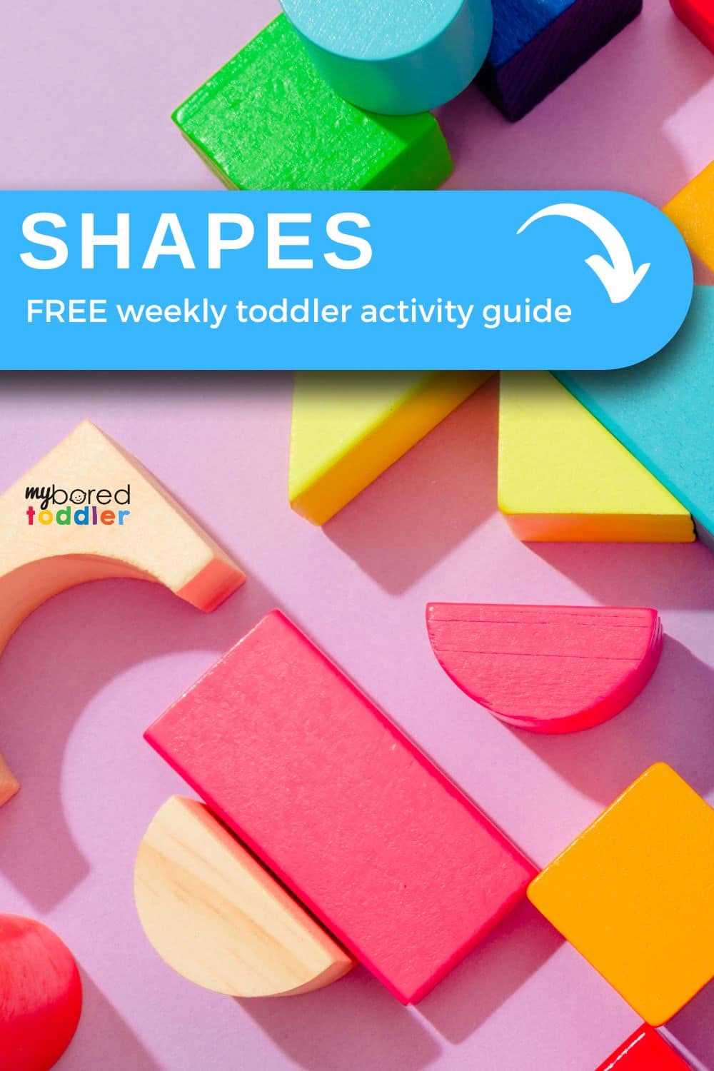 shapes weekly toddler preschool activity guide - My Bored Toddler