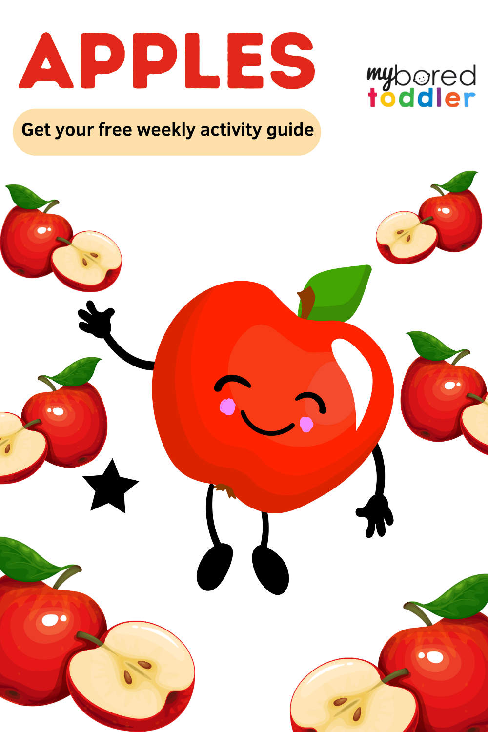Apples Toddler Weekly Activity Plan - My Bored Toddler