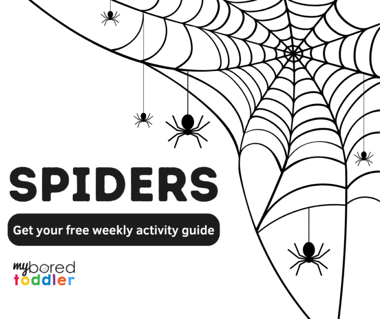 SPIDERS | Toddler Weekly Activity Plan - My Bored Toddler